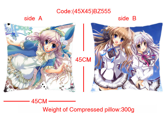 (45X45)BZ555-纯白交响曲双面方抱枕_其他_欧凡雅动漫周边_欧凡雅动漫批发网